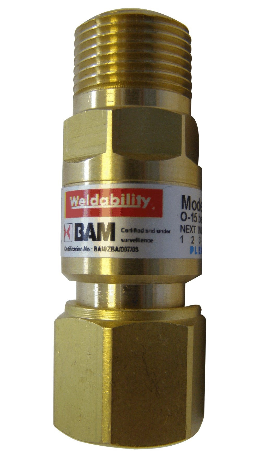 Sif On-Torch Flashback Arrestor for Oxygen – High-Performance Safety w ...